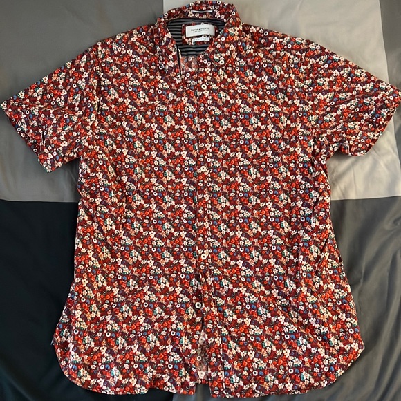 Denim & Flower | Shirts | Denim Flower Button Up Pattern Shirt | Poshmark
